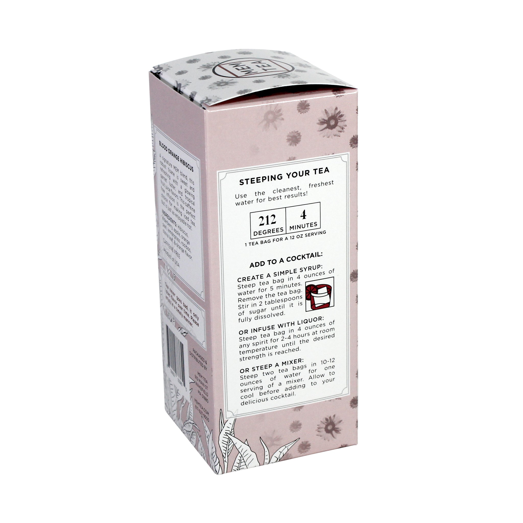 Blood Orange Hibiscus - Pyramid Tea Bags – MEM TEA