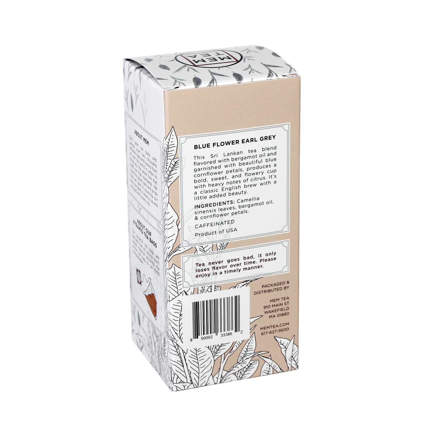 Blue Flower Earl Grey - Pyramid Tea Bags – MEM TEA