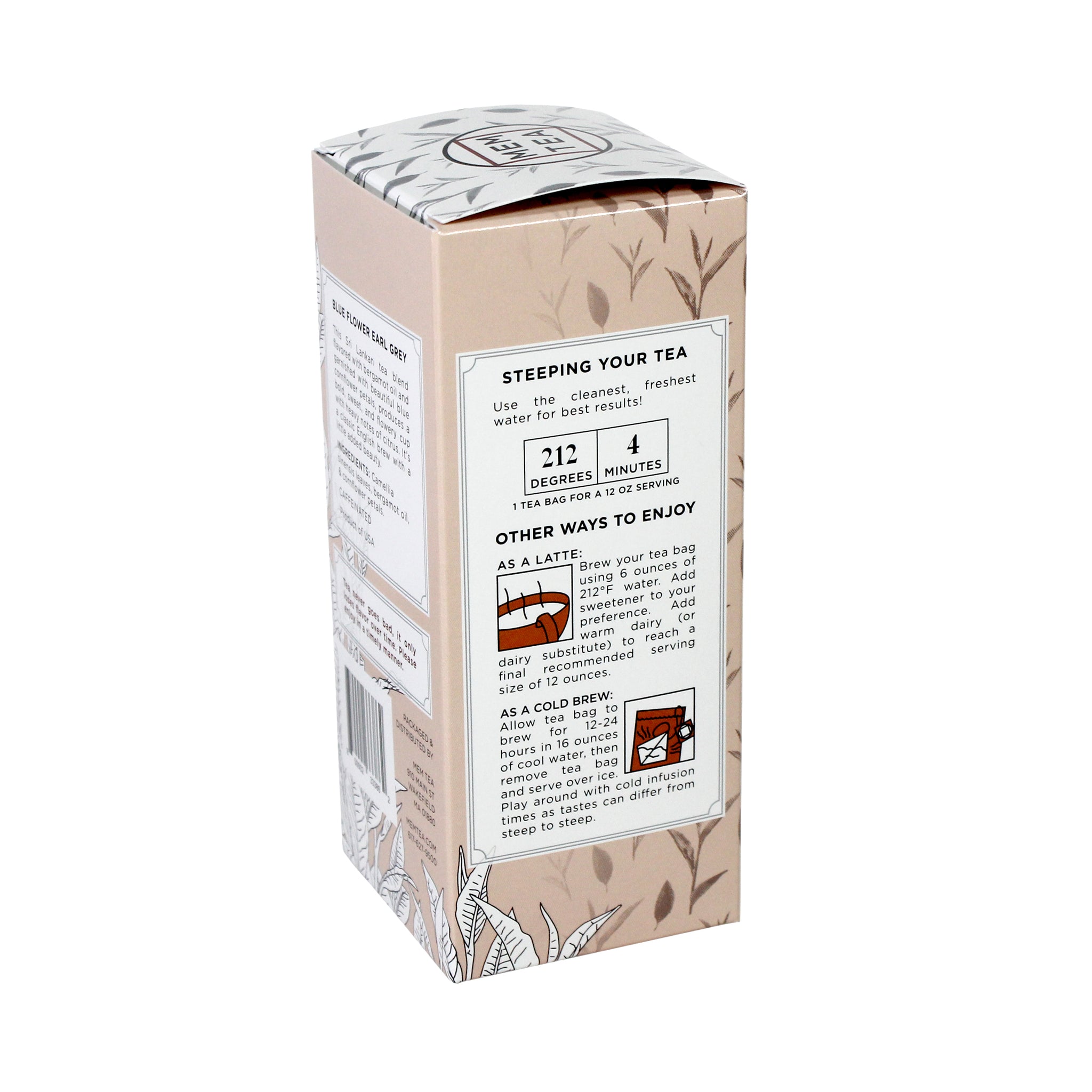 Blue Flower Earl Grey - Pyramid Tea Bags – MEM TEA