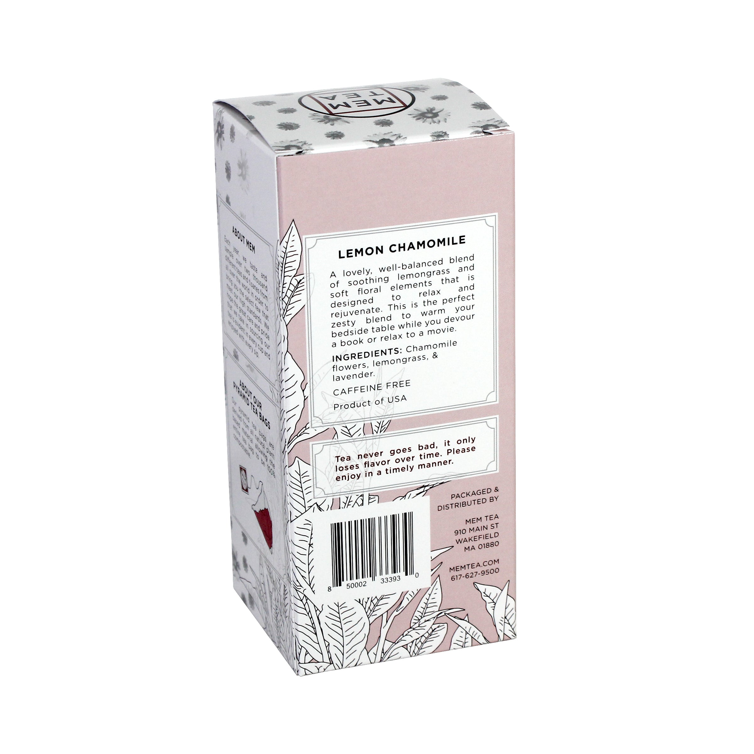 Lemon Chamomile - Pyramid Teabags – MEM TEA