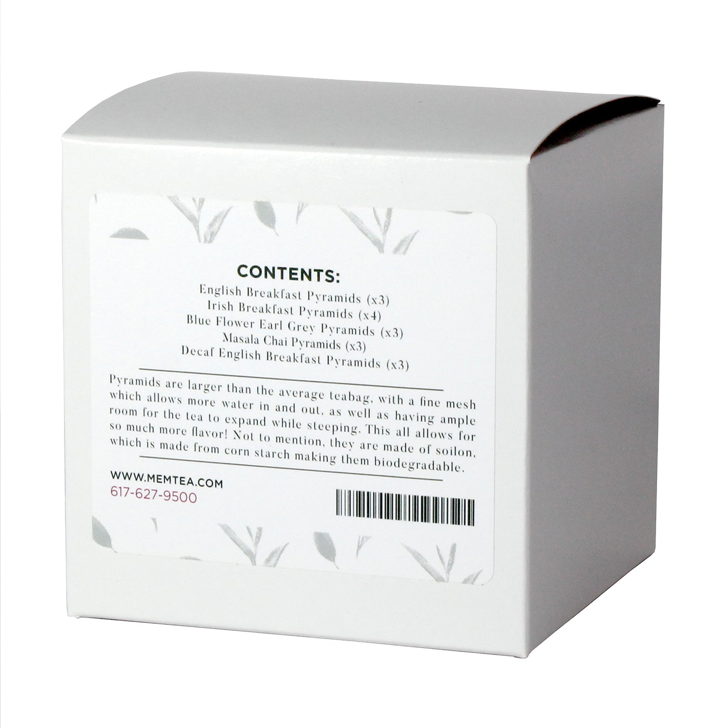 Black Tea Pyramid Tea Bag Sampler - Individually Wrapped – MEM TEA