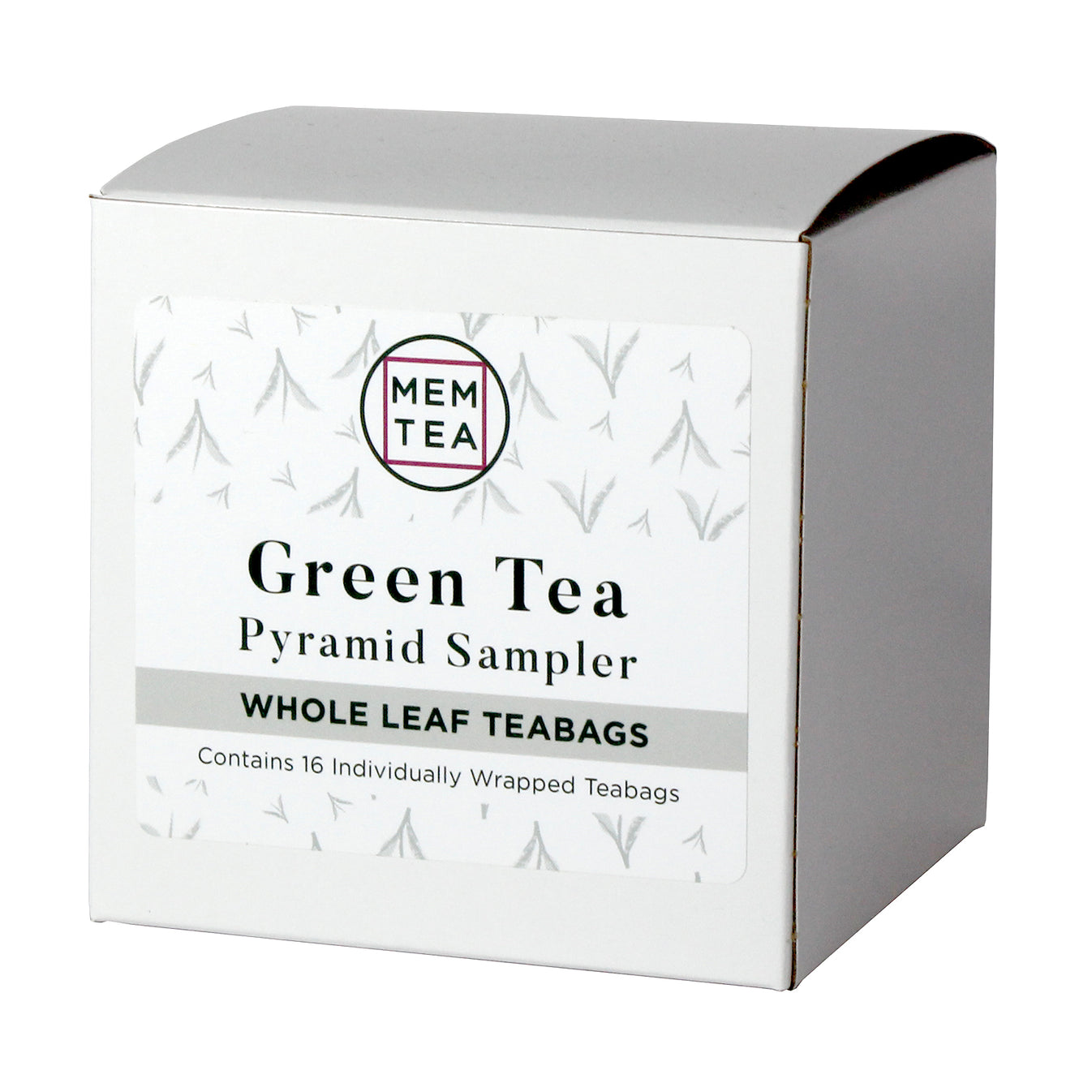 Green Tea Pyramid Tea Bag Sampler - Individually Wrapped – MEM TEA
