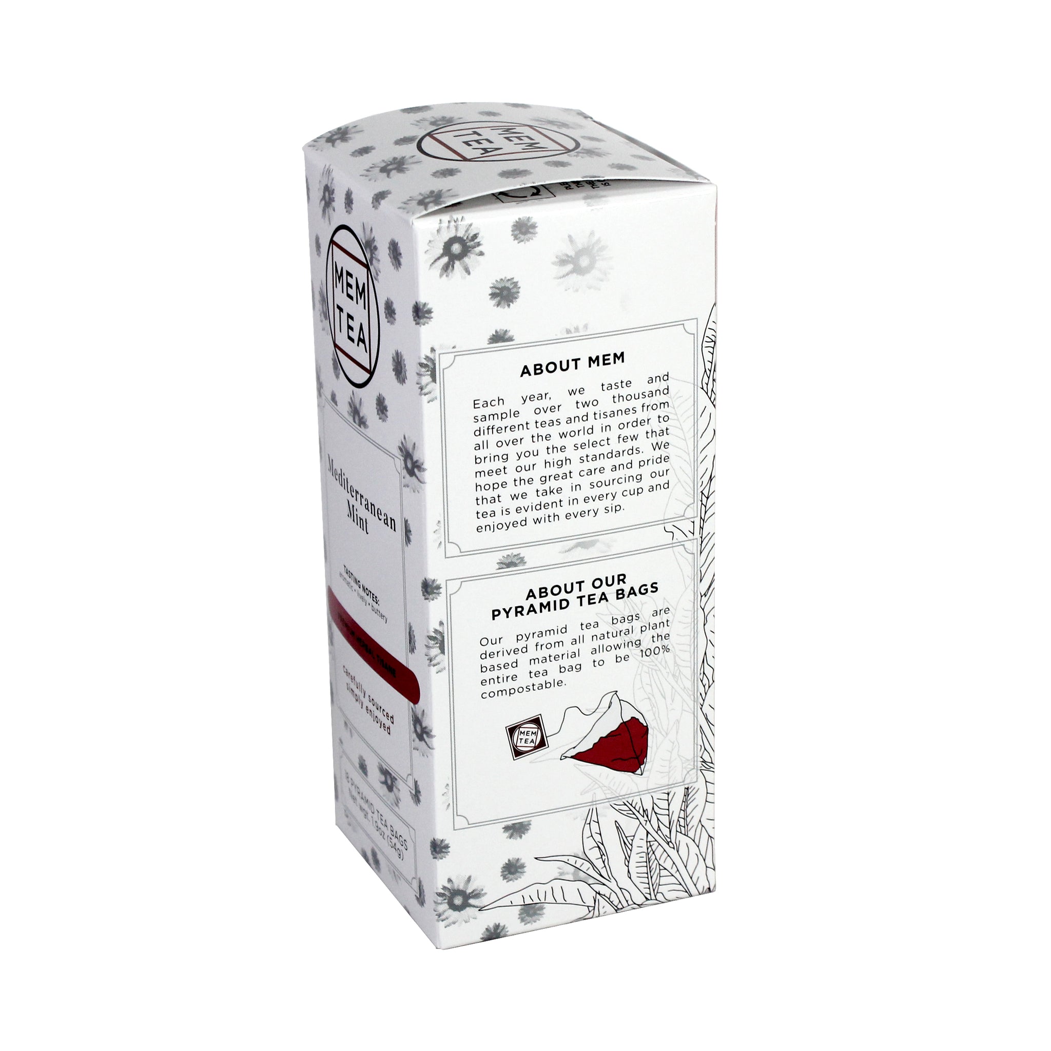 Mediterranean Mint - Pyramid Tea Bags – MEM TEA